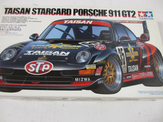 TAMIYA 1/24 KIT modèle Taisan Star Card Porsche 911 GT2 du Japon 0968 ...