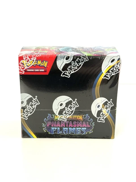 POKEMON TCG MEGA Evolution Phantasmal Flames Booster Box Factory Sealed ...