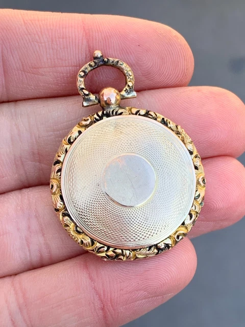 9CT GOLD LOCKET pendant, Georgian 18th century, heavy 11.8 grams £5.57 ...