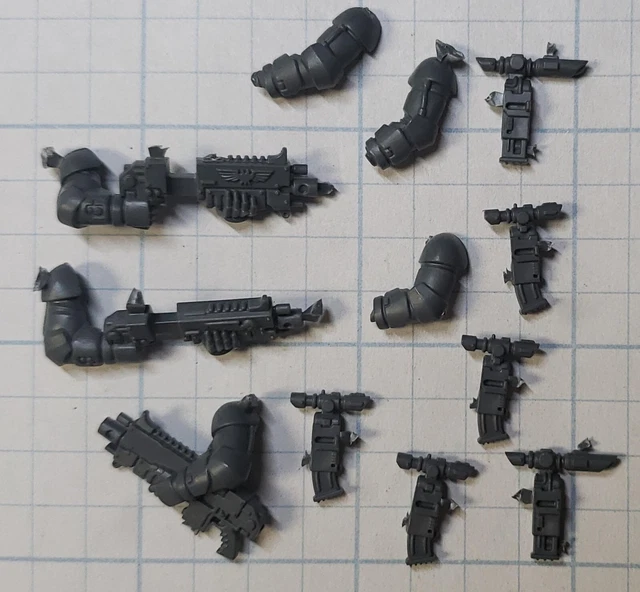 WARHAMMER 40K SPACE Marine Armory Bits Primaris Intercessor Bolter ...