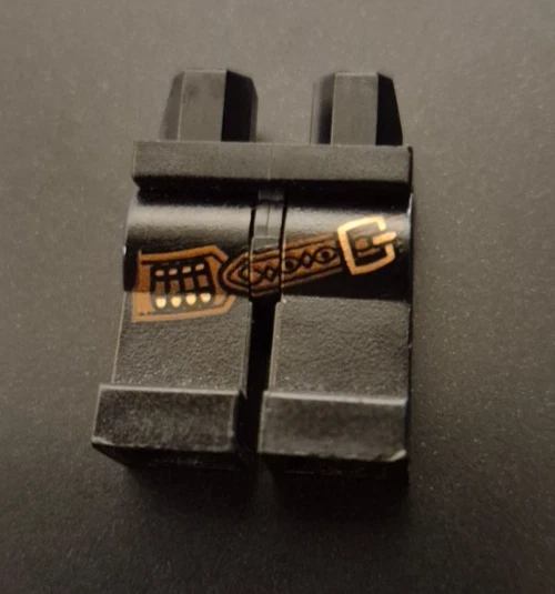 LEGO BLACK BANDIT Minifigure Legs Cowboy Ammo Brown Gun Belt Bullets ...