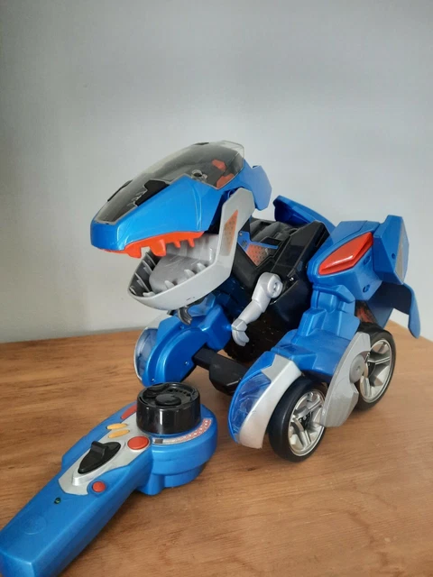 VTECH SWITCH AND Go Dinos RC T-Rex - Dino Car Transformer with Remote ...