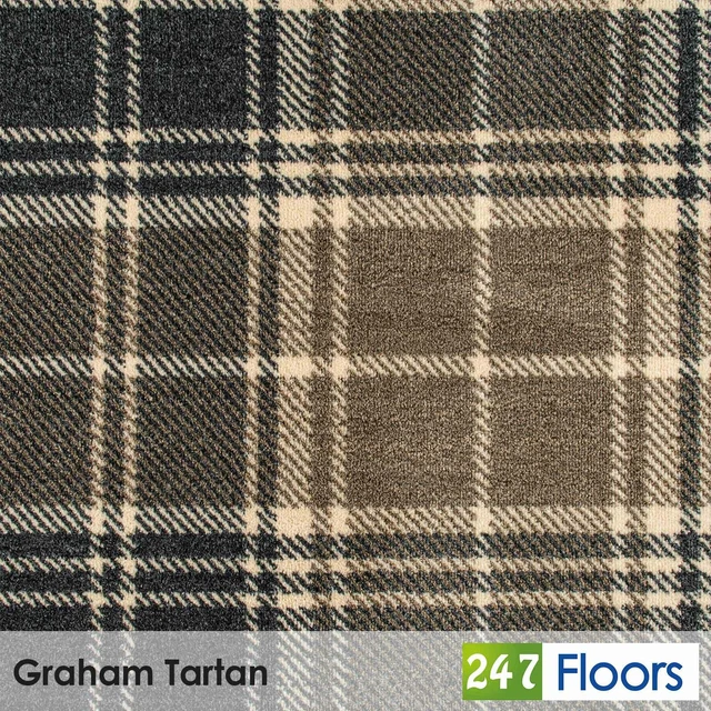 GRAHAM TARTAN SB05 Tribes Wilton Carpet Woven Backed Pattern Living ...