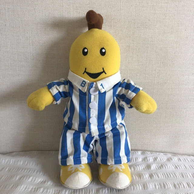 1995 TOMY BANANAS In Pajamas - B1 Banana - Soft Plush Stuffed Toy ...