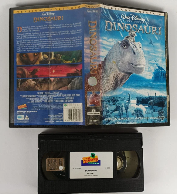 DINOSAURI 2001 VHS italiano Walt Disney pictures Ralph Zondag Eric ...