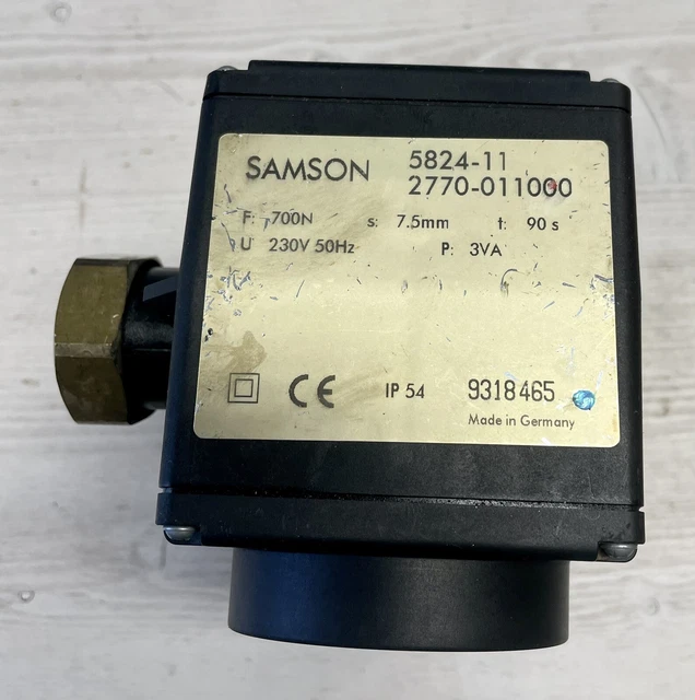 SAMSON ELEKTRISCHER ANTRIEB Typ 5824-11 230V 50Hz, gebraucht EUR 79,00 ...