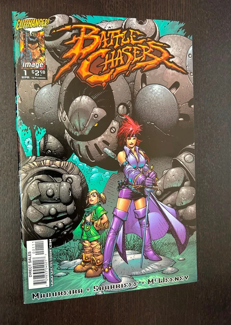 BATTLE CHASERS #1 (Cliffhanger Comics 1998) -- 1ère application RED ...