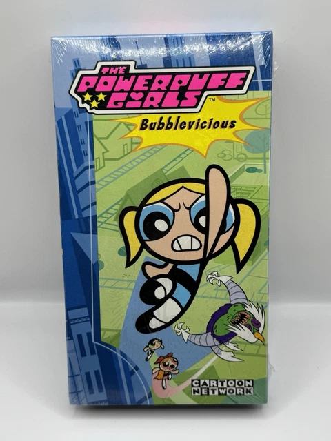 THE POWERPUFF GIRLS Bubblevicious VHS 2000 Cartoon Network Kids SEALED ...
