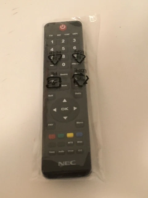 NEC 398GRABD1NENEC REMOTE Control $39.00 - PicClick