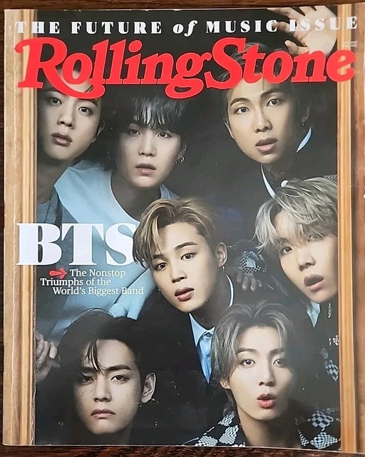 BTS ROLLING STONE Magazine The Nonstop Triumphs of the World's Biggest ...