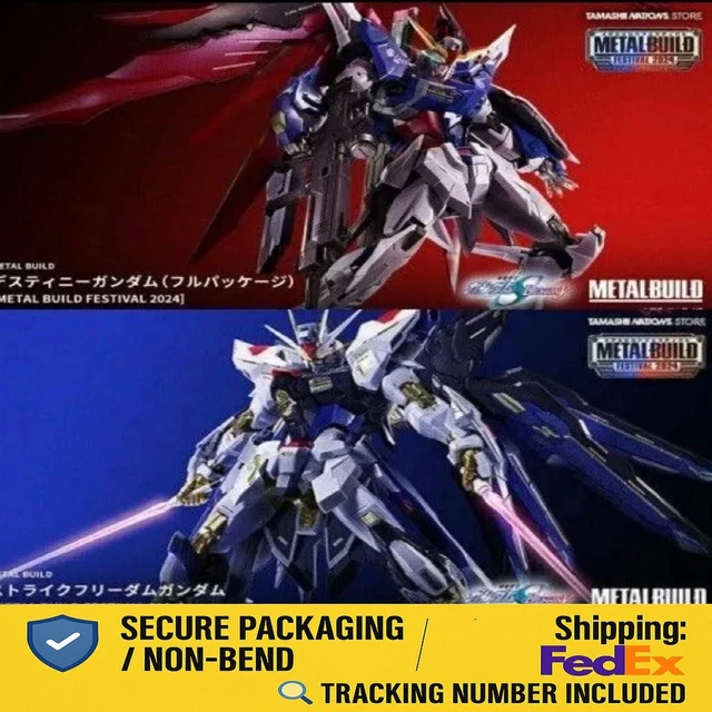 METAL BUILD STRIKE Freedom & Destiny Gundam Full Set TAMASHII 2024 ...