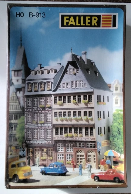 FALLER B-913 STADT Häuser Set Wilder Mann Dachsberg - ( West Germany ...
