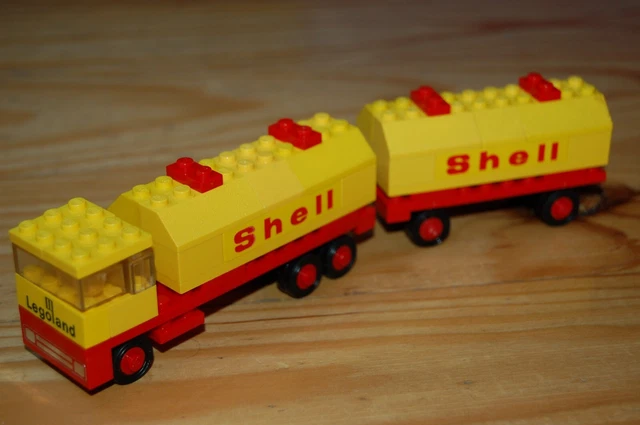 LEGO : CAMION avec remorque SHELL type N° 688 reconstitué / Shell tank ...