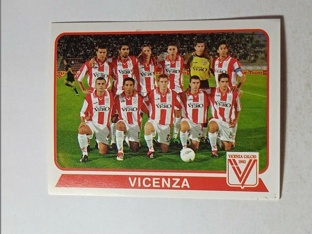 FIGURINA CALCIATORI PANINI 2003/04 VICENZA SQUADRA n 629 NUOVA CON ...