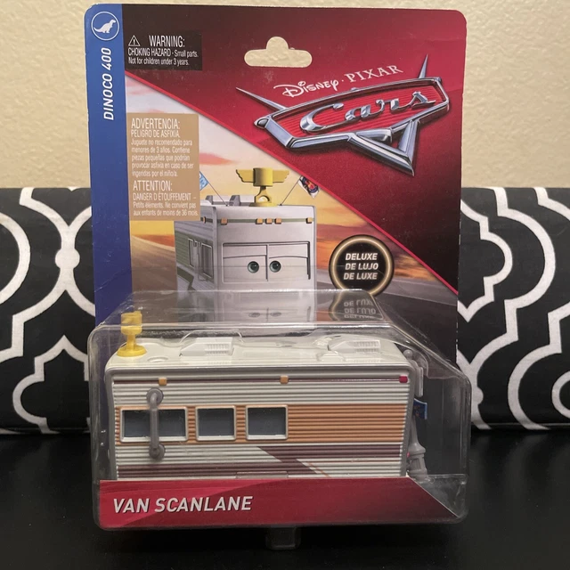 DISNEY PIXAR CARS Deluxe Van Scanlane RV Dinoco 400 $25.00 - PicClick