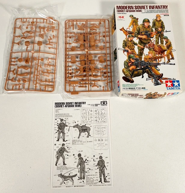 TAMIYA 89779 , Modern Soviet Infantry (Soviet-Afghan War), 1/35, OVP, # ...