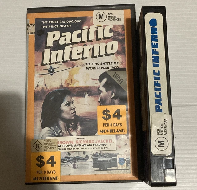 PACIFIC INFERNO [VHS] Merlin Video Big Box Ex-Rental Tape ...