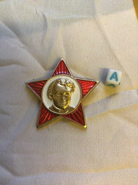 VINTAGE RUSSIAN LENIN Red Star Little Octobrist Badge £9.59 - PicClick UK