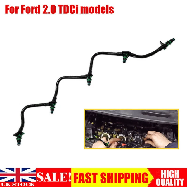 FUEL RETURN INJECTOR Leak Off Pipe For Focus Mondeo C-Max S-Max Kuga 2. ...