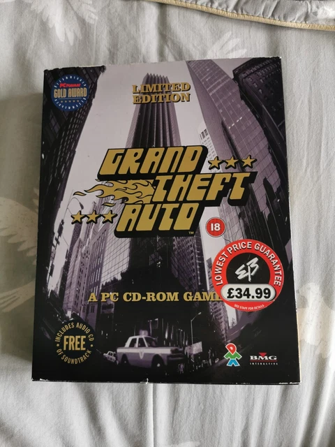 GRAND THEFT AUTO 1997 GTA original, Big BOX édition limitée CD PC ...