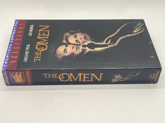 VINTAGE HORROR VHS The Omen 1976 Damien Gregory Peck Lee Remick Richard ...
