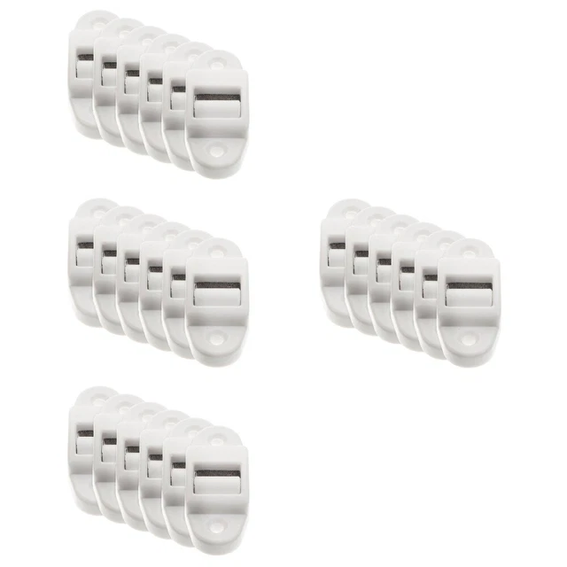 SET OF 4 Surface-Mounted Belt Guide Roller Shutter Strap White Window £ ...