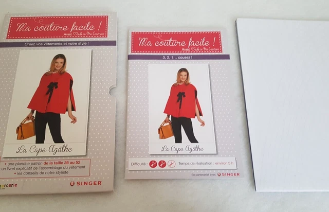PATRON COUTURE SINGER : la cape d'agathe EUR 5,00 - PicClick FR