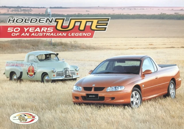 HOLDEN UTILITY HISTORY 50th Anniversary Brochure FX to VU Commodore ...