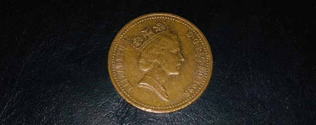 1986 UK ONE PENNY - QUEEN ELIZABETH II - GREAT BRITAIN PENCE ONE CENT ...