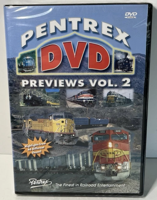 PENTREX DVD PREVIEWS Vol 2 Train Video NEW Railroad Alaska Amtrak Grand ...