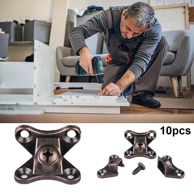SUPPORT D'ANGLE D'ANGLE en alliage de zinc design fiable 10 supports ...