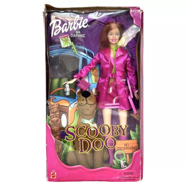 Barbie As Daphne Doll Scooby Doo 2001 55887 New In Box £42 48