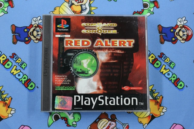 PLAY STATION PS1 Psx Command & Conquer Red Alert Muy Buen Estado Pal ...