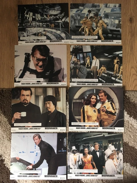 JAMES BOND 007 Moonraker Original UK Lobby Card/Front of House Set £60.00 - PicClick UK