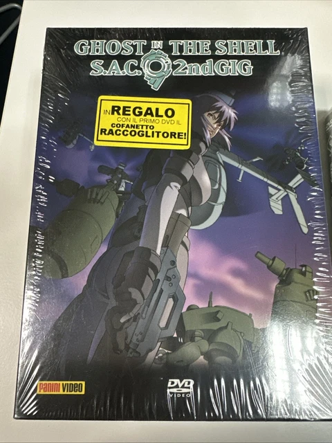 PANINI VIDEO DVD Ghost In The Shell SAC 2nd Gig DVD 1 Con Box Sigillato ...