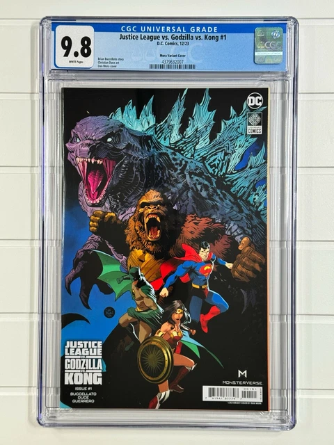 JUSTICE LEAGUE VS Godzilla vs Kong #1 2023 DC Comics Dan Mora variante ...