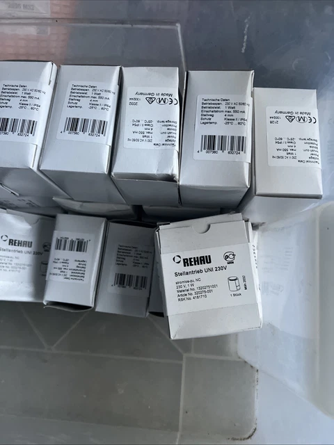 REHAU UNI 230 V Thermischer Stellantrieb - 1W Restposten.new Gen ...