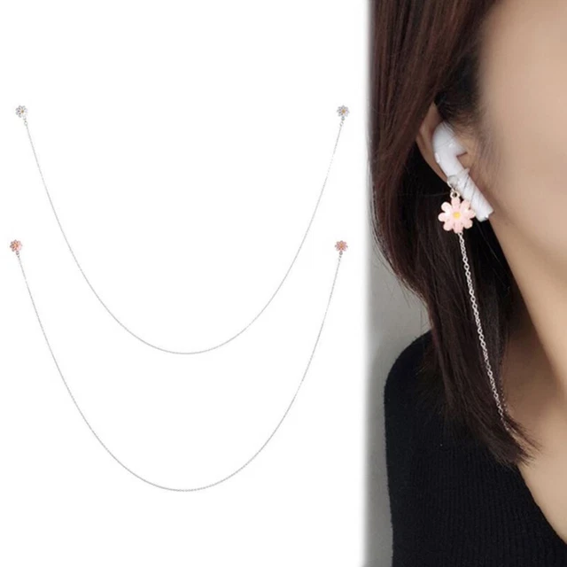 ANTI-LOST CHAIN HEADPHONE Chains Strap Women Wireless Earphones ...