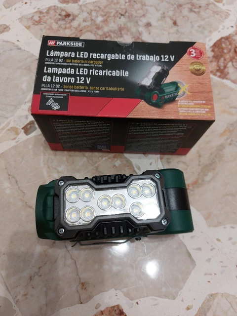 TORCIA A LED A Batteria Ricaricabile PARKSIDE PLLA 12 B2 Senza Batteria ...