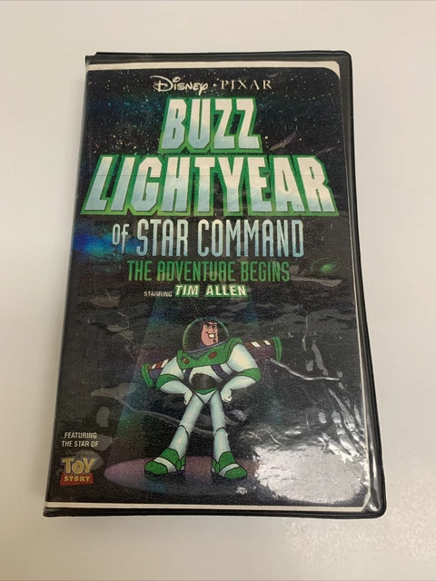 DISNEY PIXAR BUZZ Lightyear Of Star Command The Adventure Begins VHS ...