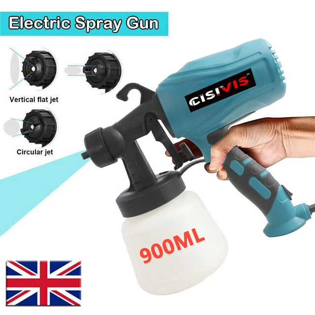 HANDHELD WALL FENCE Paint Sprayer Electric Spray Gun Paint Fence ...