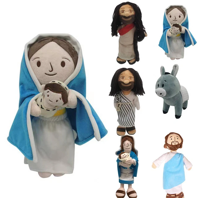 VIRGIN MARY JESUS Christ Plush Toy Religious Soft Stuffed Doll ...
