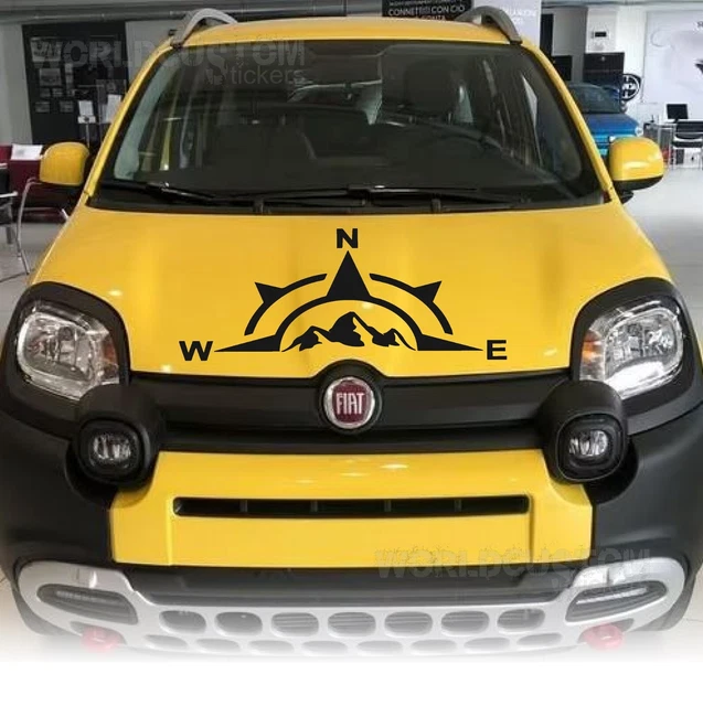 ADHÉSIFS STICKERS POUR Fiat Panda Cross 4x4 Off Road Étoile De Vingt ...