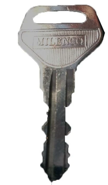 MILENCO CARAVAN MOTORHOME Van Spare V Blank Key For Door Lock / Wheel ...