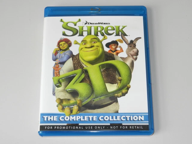 SHREK THE COMPLETE 3D Collection - Blu-ray [2010] 4 Disc boxSet £9.99 ...