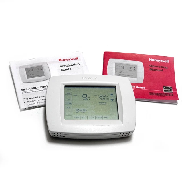 Honeywell Th8321u1006 7 Day Visionpro 8000 Touchscreen Programmable Thermostat