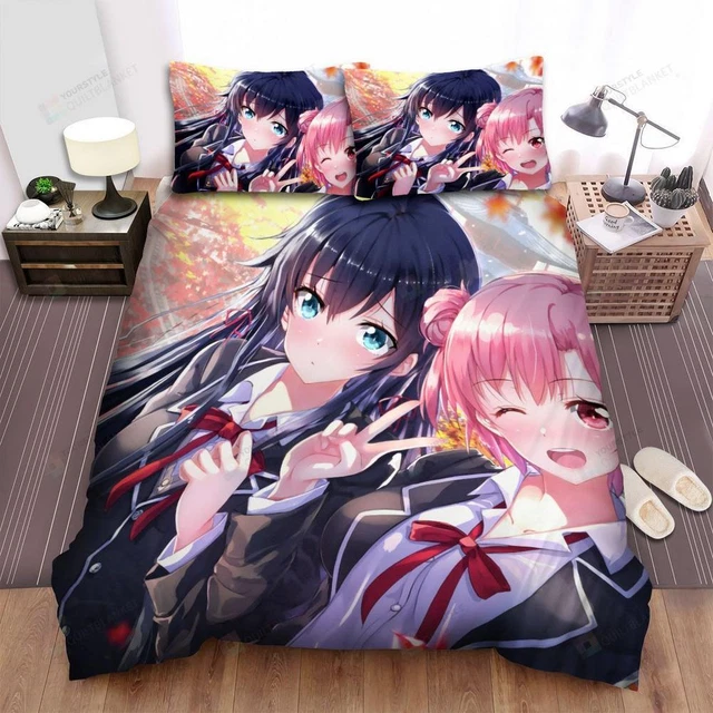 OREGAIRU YUKINO YUI Characters Quilt Duvet Cover Set Kids Children ...