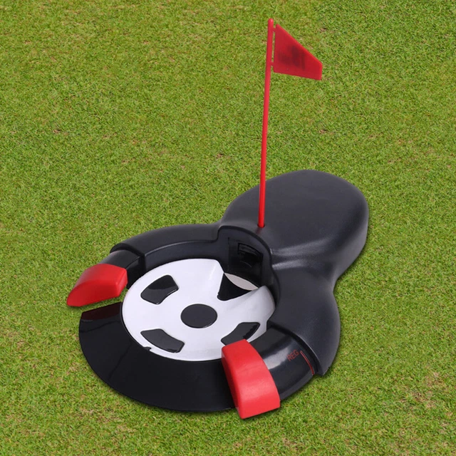 GOLF RETURNER AUTOMATIC Training Tool Auto Returning Golf Cup Training ...