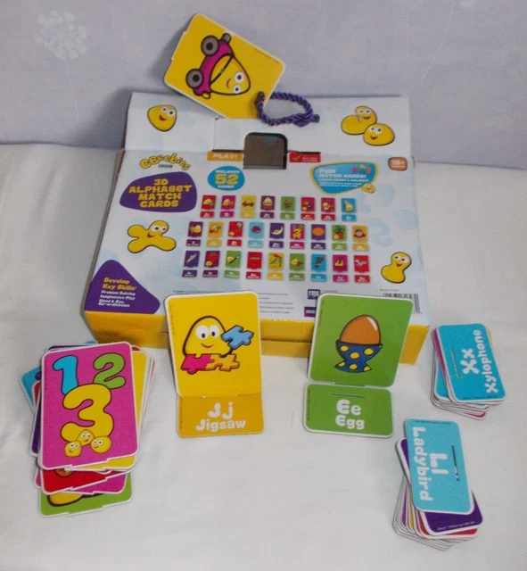 CBEEBIES 3D ALPHABET Match Cards £2.80 - PicClick UK
