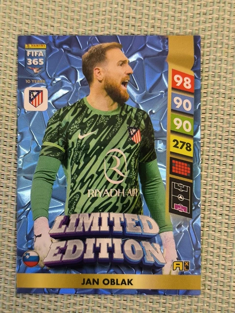 PANINI ADRENALYN XL Fifa 365 2025 Limited Edition Karte • Jan Oblak ...